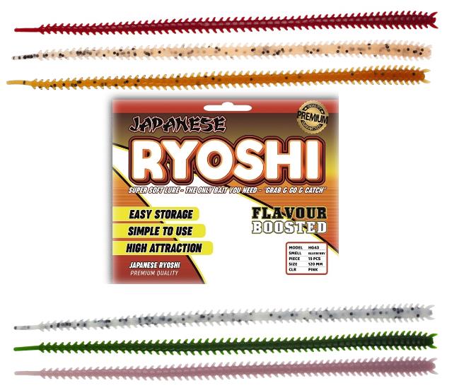 Japanese Ryoshi Pink 120mm Silikon Sahte Yem - Avcı Market